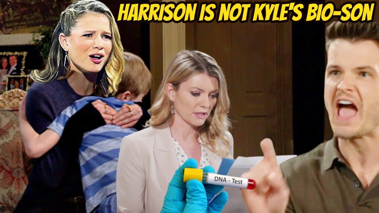 Tara reveals the secret that Harrison's bio-father is not Kyle Young ...