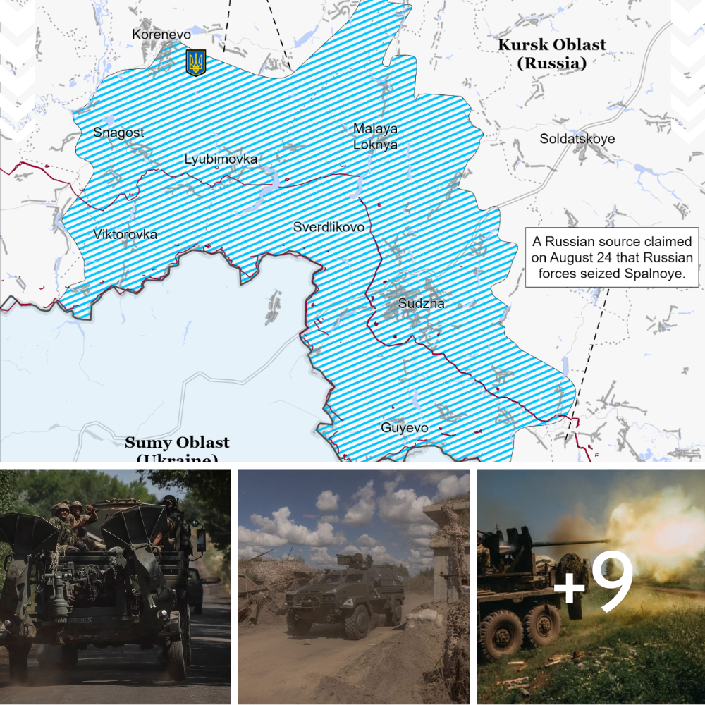 Kursk Map Shows Latest Ukraine Positions in Russia