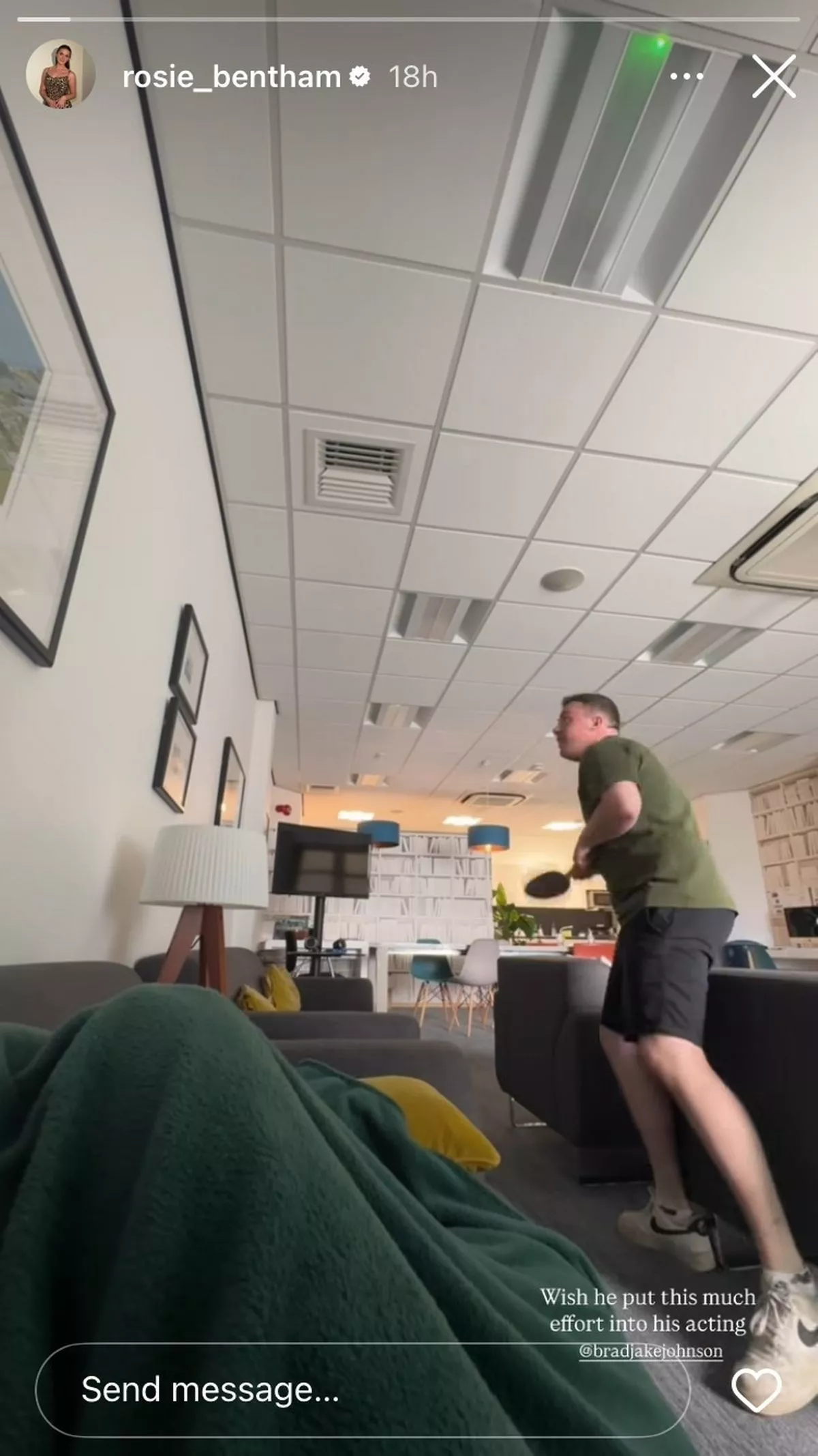 Emmerdale's Rosie Bentham sends 'wish' to soap star partner